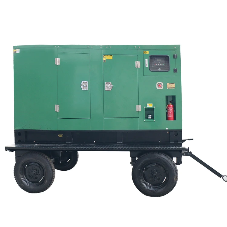 100kw Electric Start Diesel Generator 120kva Silent Type With Auto ...
