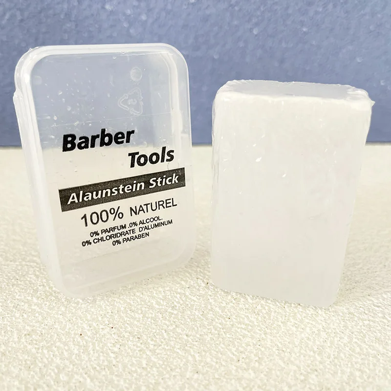 Natural Alum Stone Facial Face Armpits Neck Razor Cuts & Nicks Soothes ...