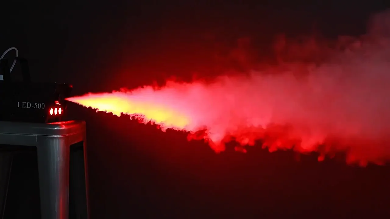 500w Fog Machine Rgb Effect Led Light Mini Fog Smoke Machine For ...