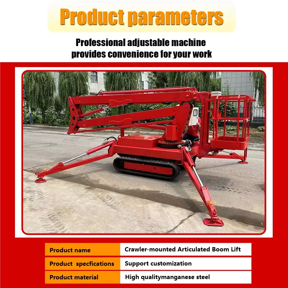 Off Road Cherry Picker - Durable Tracked Crawler Boom Lift
