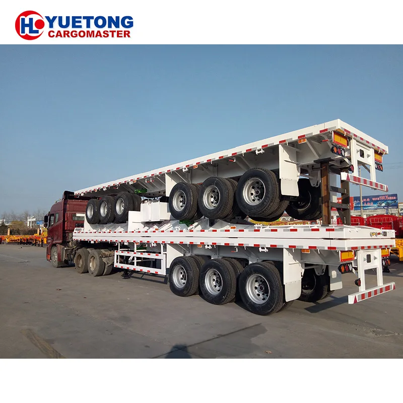 Container Skeleton Semi Trailer Truck Trailers Container Carrier ...