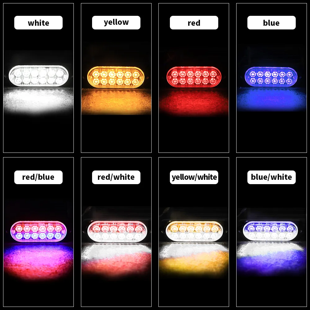 Truck Truck 12-24v Car Side Signal Warning Light 12LED