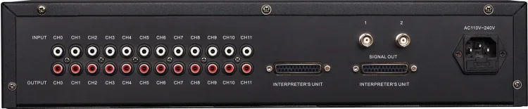 Simultaneous Interpretation System - 12 Channels Console