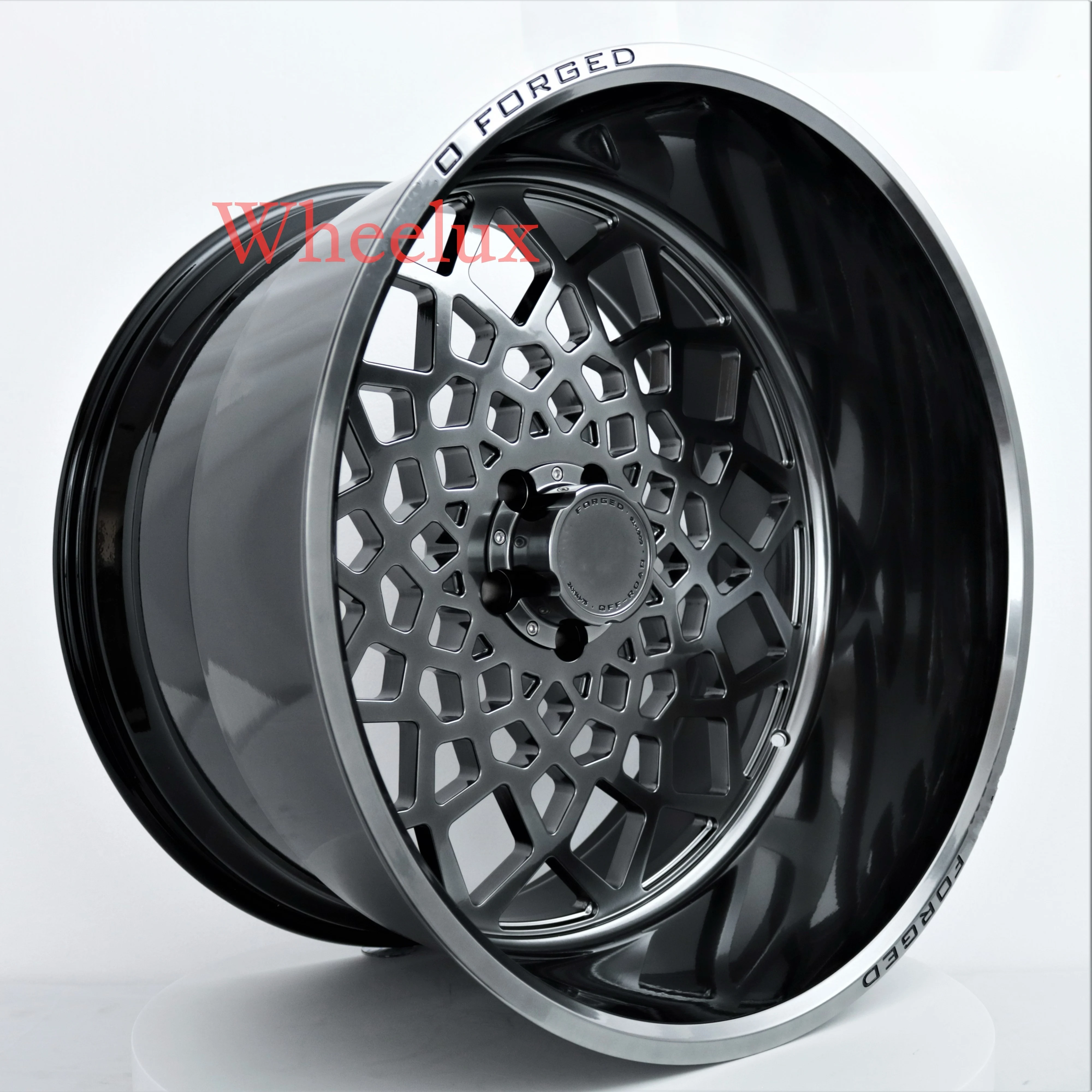Custom 2 Piece Concave Deep Dish Off-road 4x4 22x12 22x14 24x12 24x14 ...