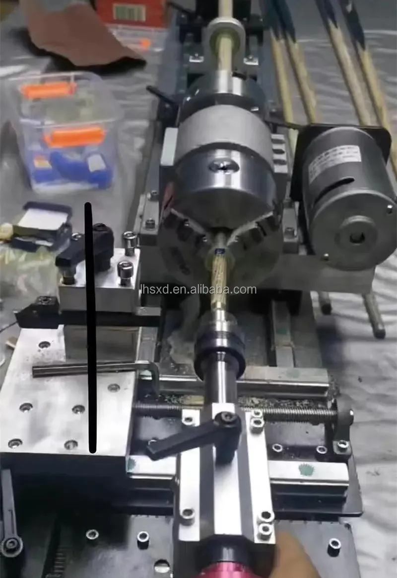 Double Chuck Cue Repair Lathe Machine for Billiards & Pool Cue Shaft ...