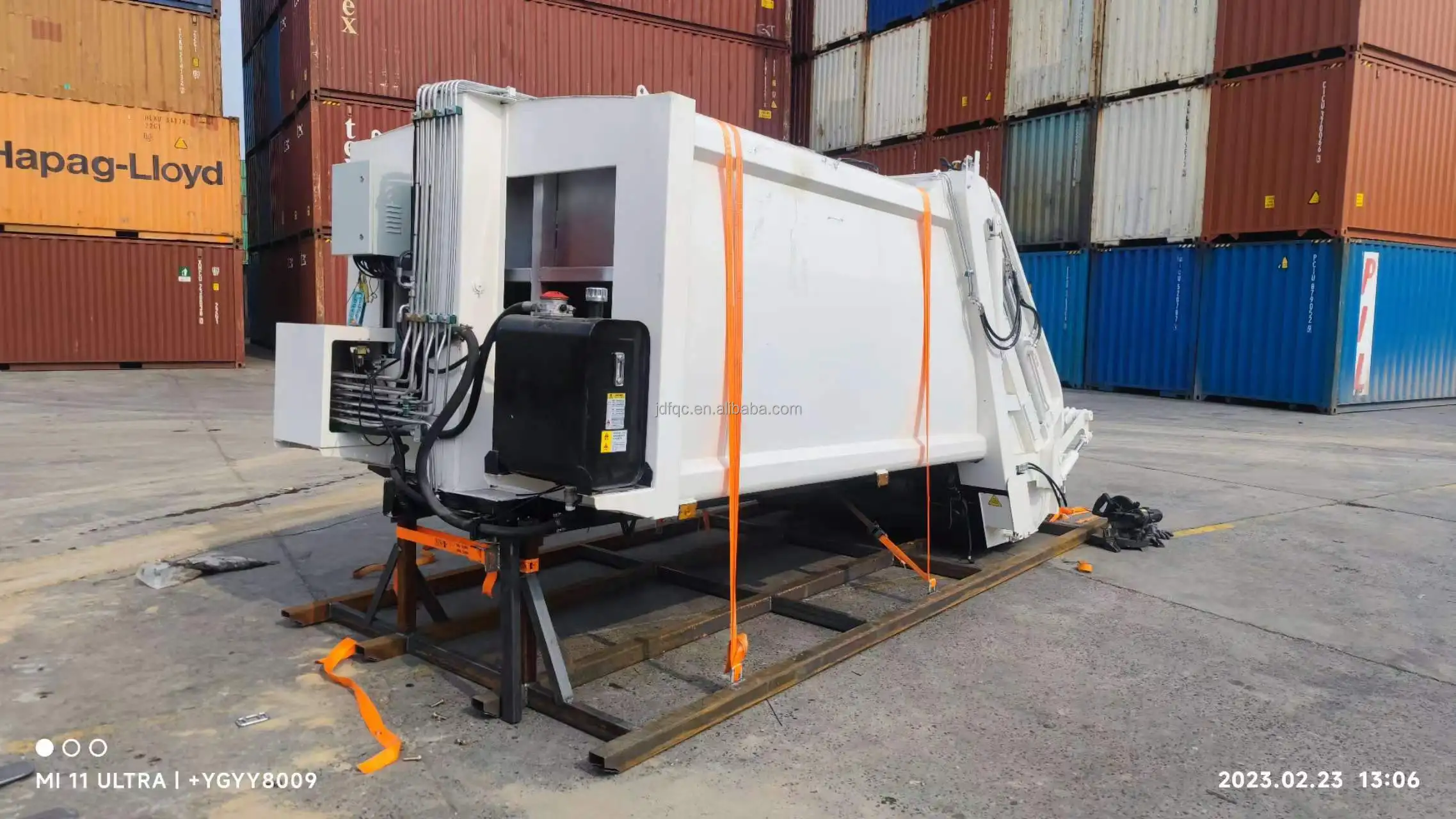 16 Cbm Body Garbage Truck Compactor Rear Loader - Buy Waste Compactor ...