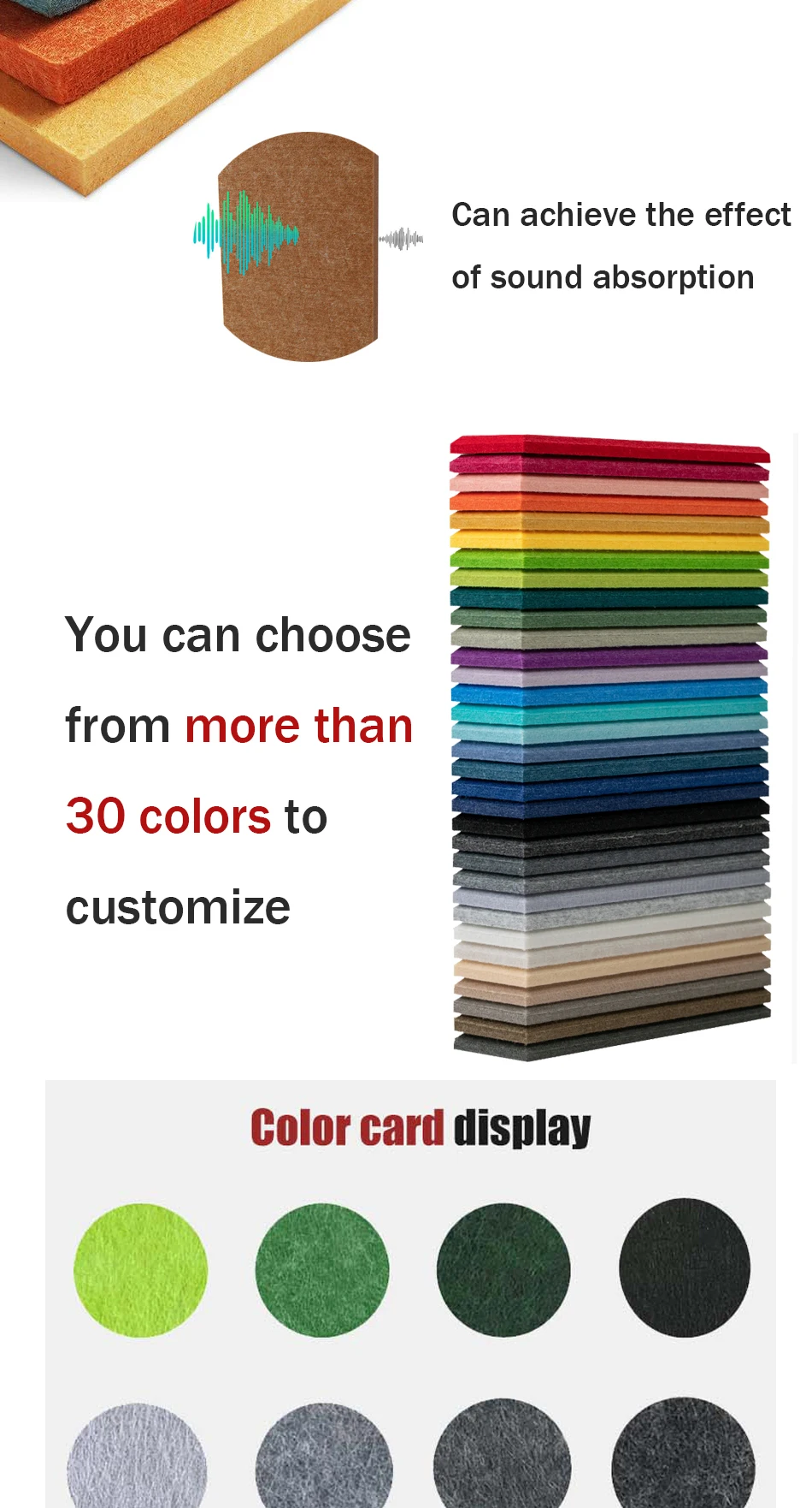 BN Custom Color Shape Back-Adhesive Sound Deadening Panel Polyester ...