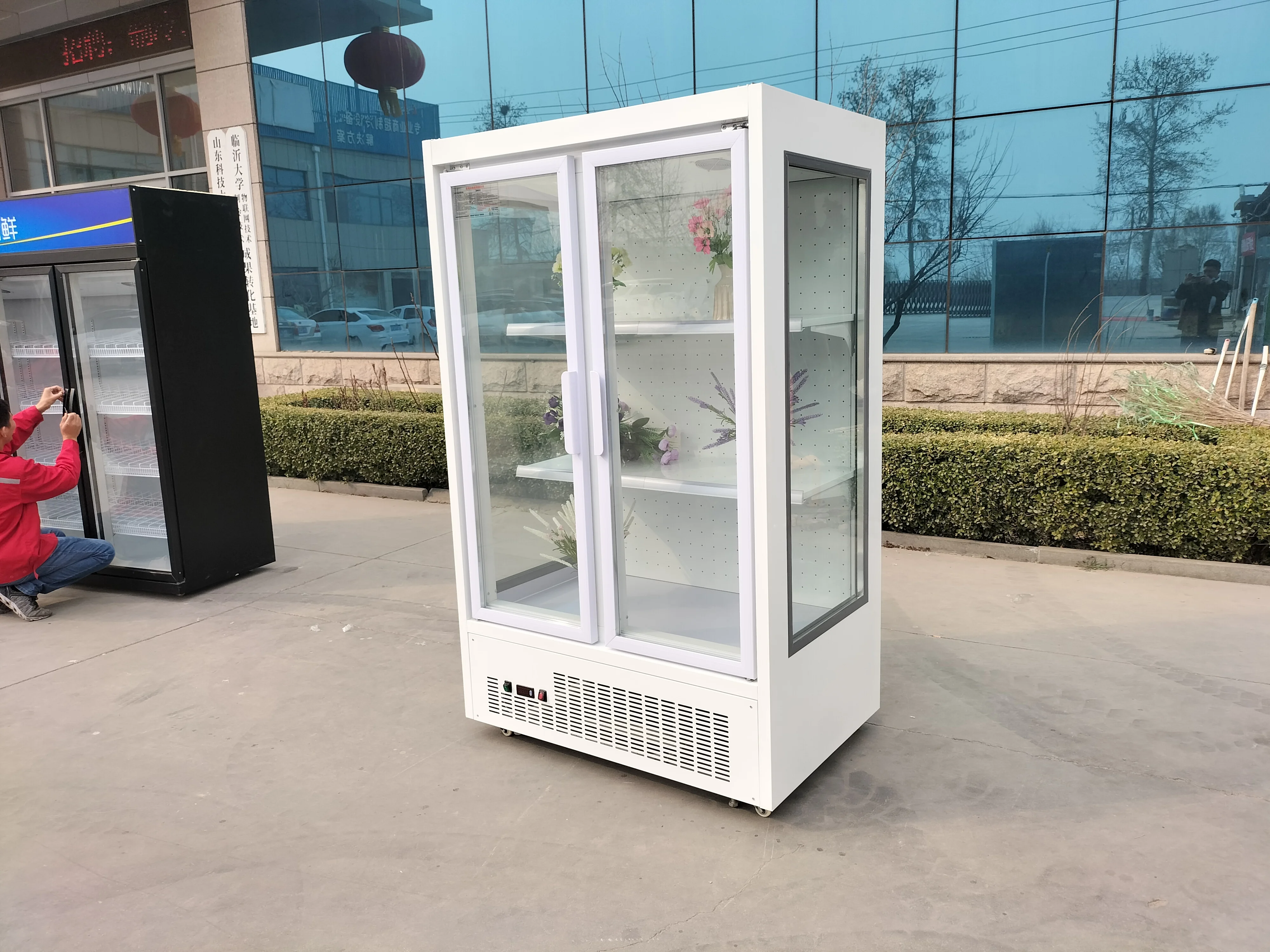 2024 Commercial Vegetable Flora Cooler Flowers 4 Doors Flower Fresh ...
