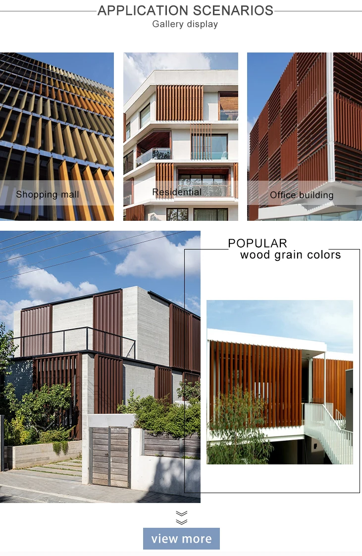 Louver Shutter Panel Exterior Construction Sun Protection Aluminium ...