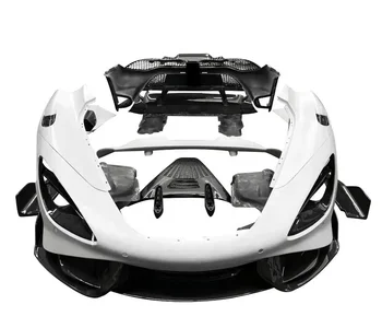 Upgrade To 765lt Style Carbon Fiber Bodykit Front Rear Bumper Assembly ...