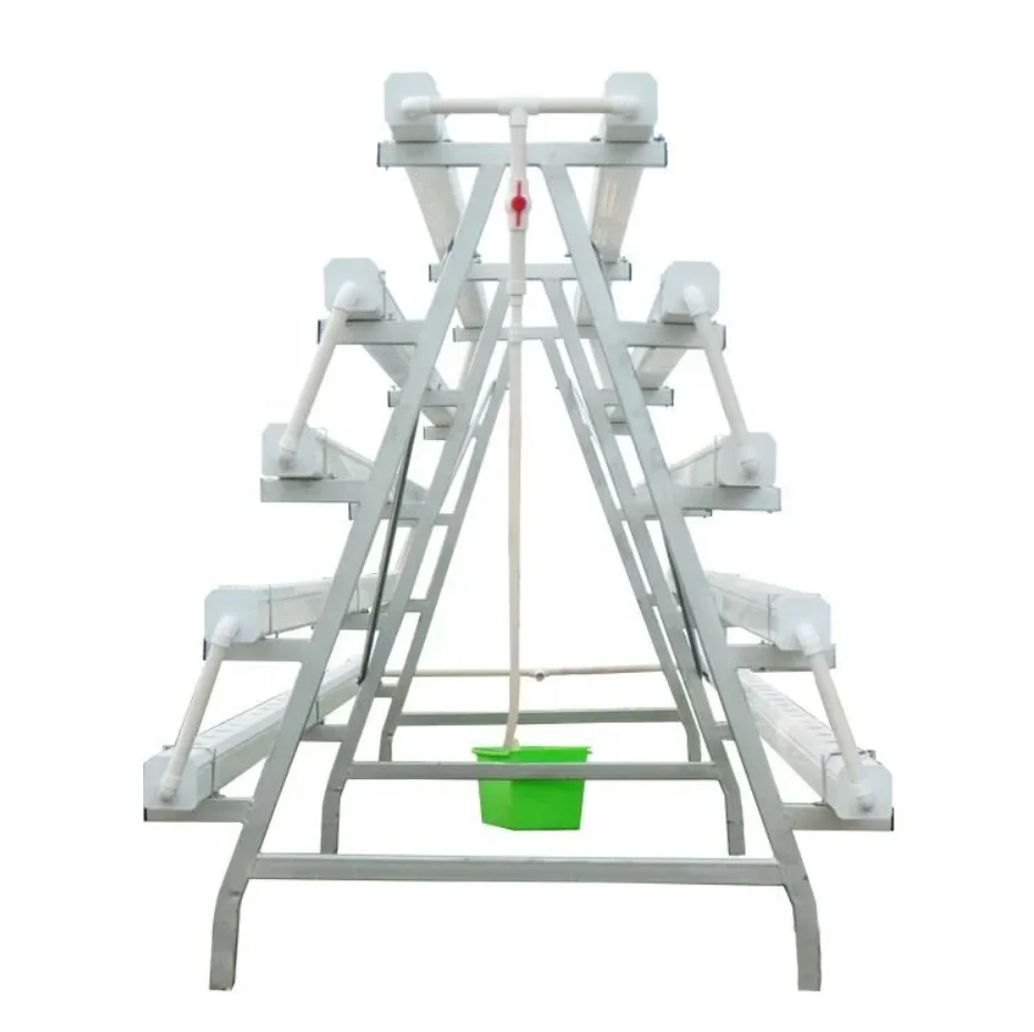 6 Inch Square PVC Pipe Channel System for Hydroponics