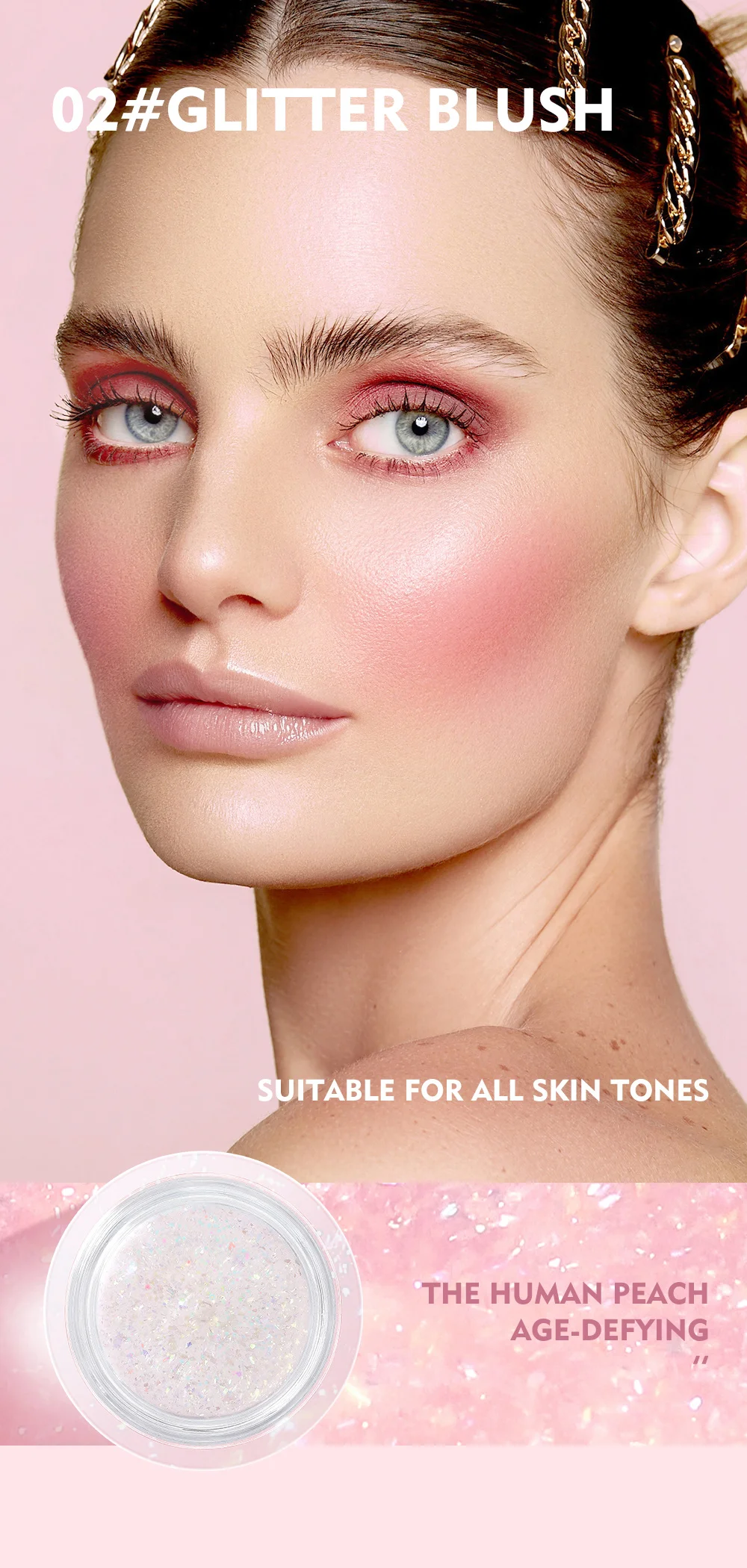 Pudaier Color Changing Blush - High-Quality Gel Makeup