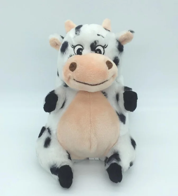 Cuddly Stuffed Cow Cattle Plush Cow Toy OEM/ODM Farm Animals Soft Toys ...