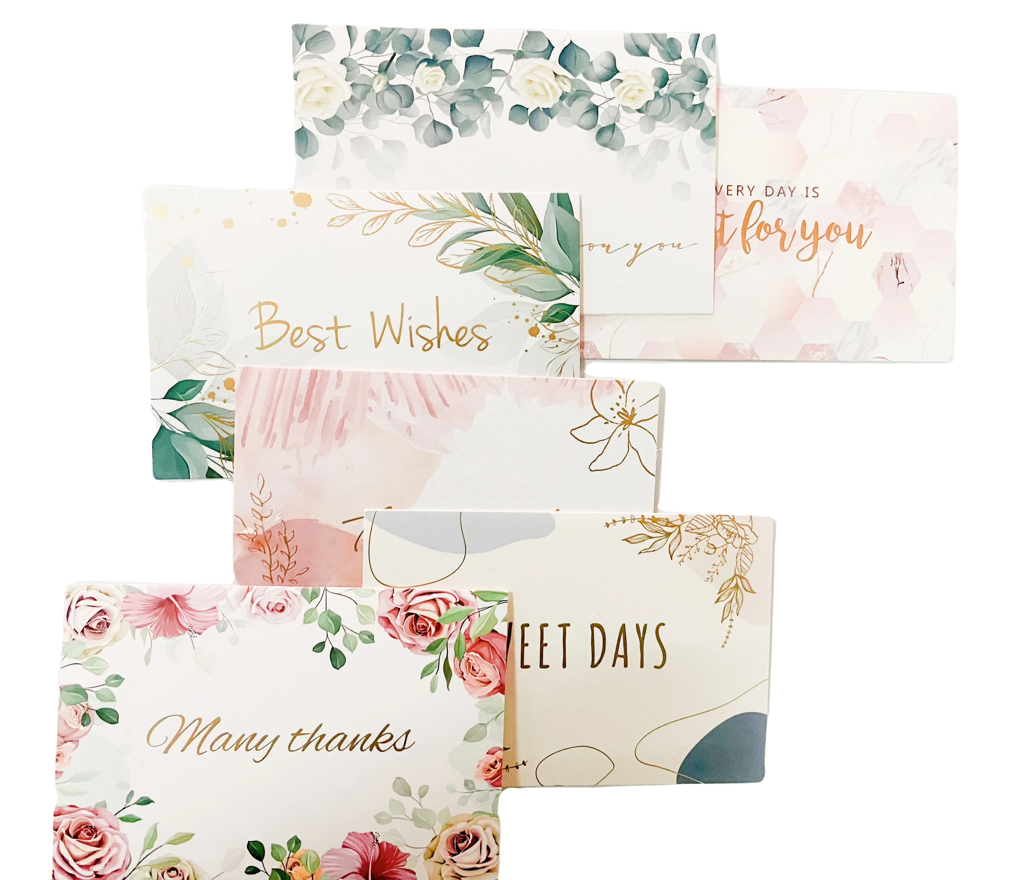 Custom Color White Paper Insert Card Greeting Thank You Card Greeting ...