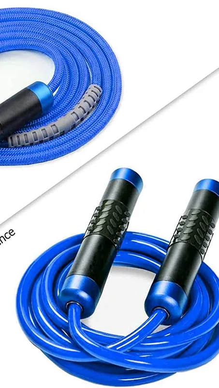 Knot-free Ball Bearing Speed Jump Rope Polyvinyl Chloride Layer Handle ...