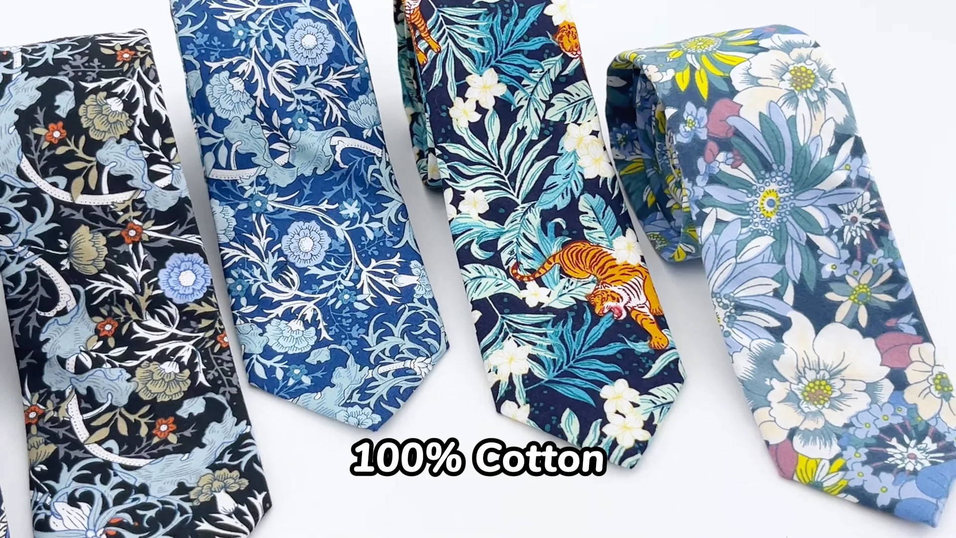 Runlin Factory Customized Cotton Printing Floral Polyester Business ...