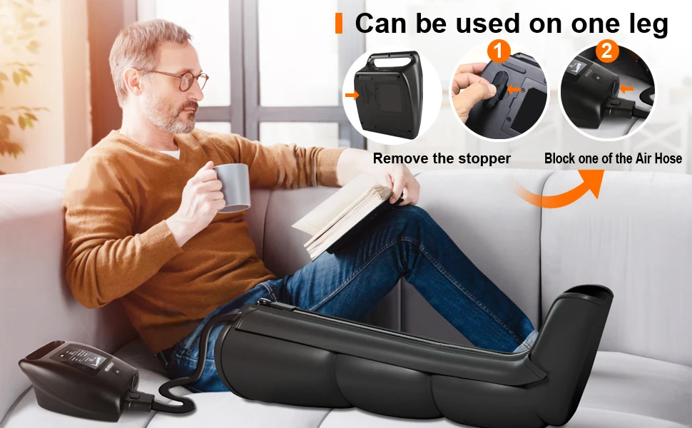 Air Compression Rechargeable Recovery Boots for Athletes - Leg Massager ...