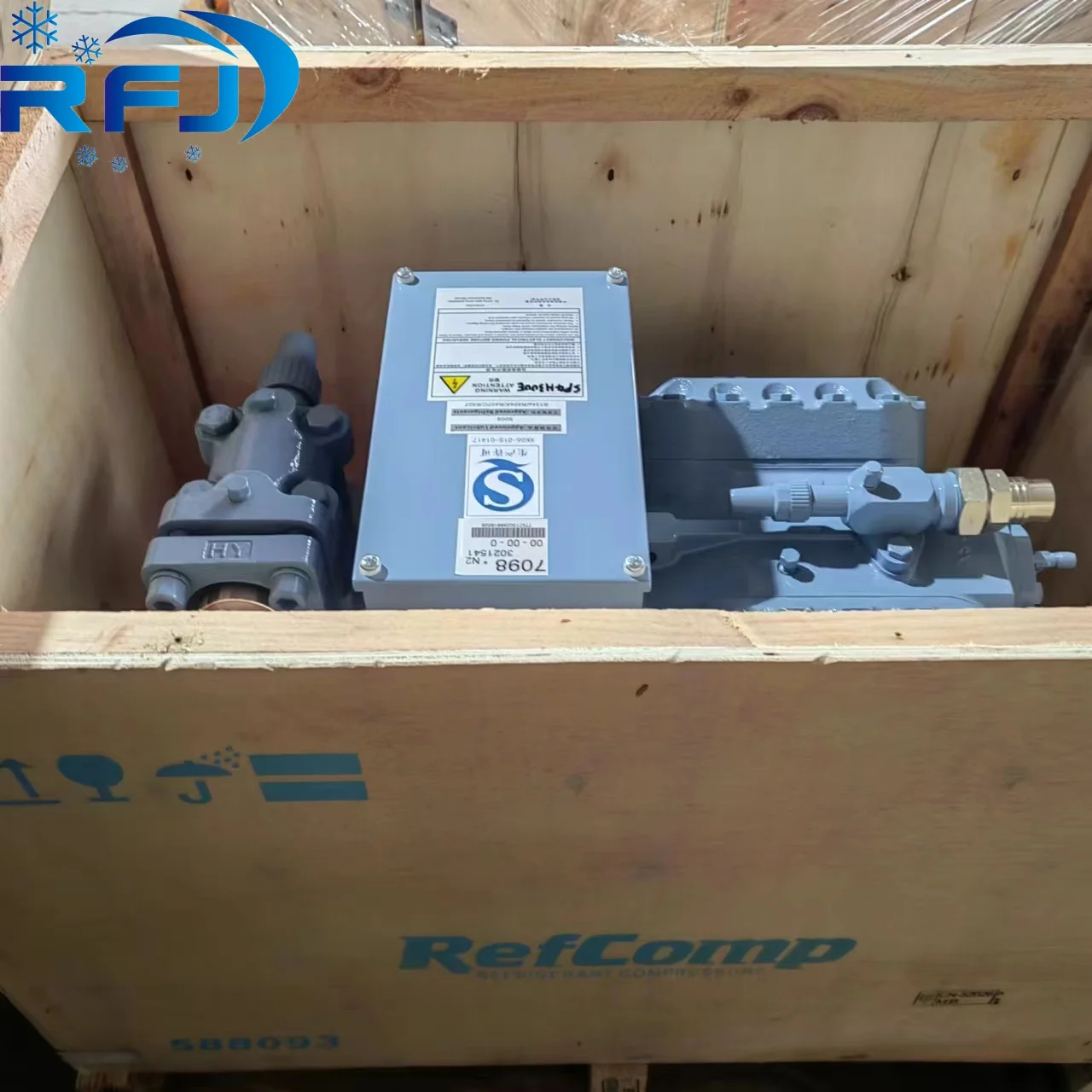 Refcomp SP4L150E Semi Hermetic Compressor for Water Chillers