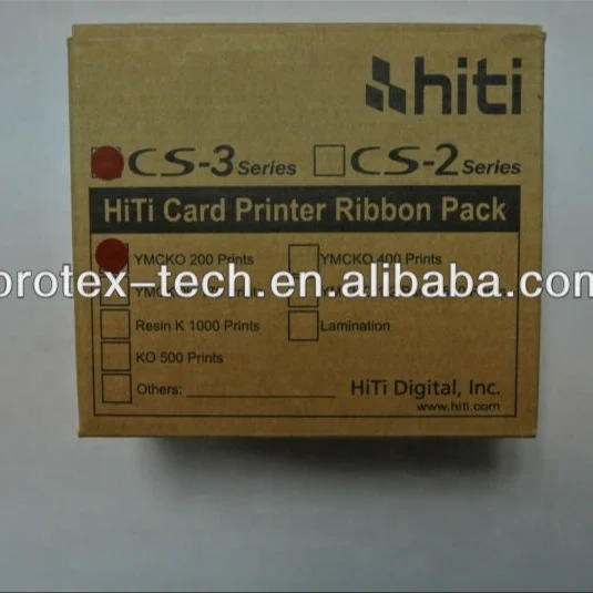 Original Hiti CS300 Series Card Printers Color Ribbons