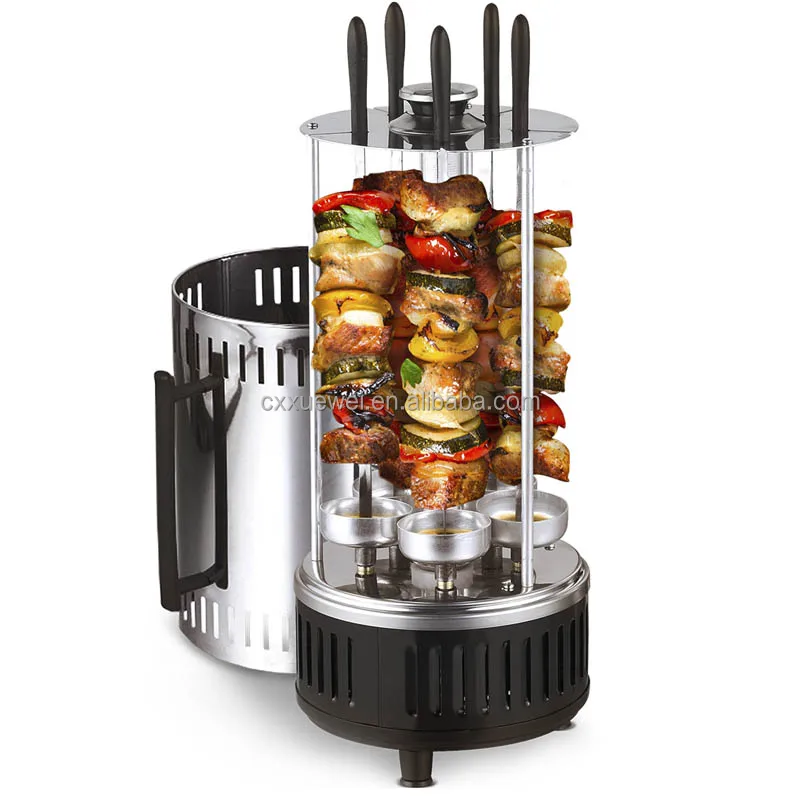 Multi-function Vertical Rotisserie Oven 1100w,Electric Grill Smokeless ...