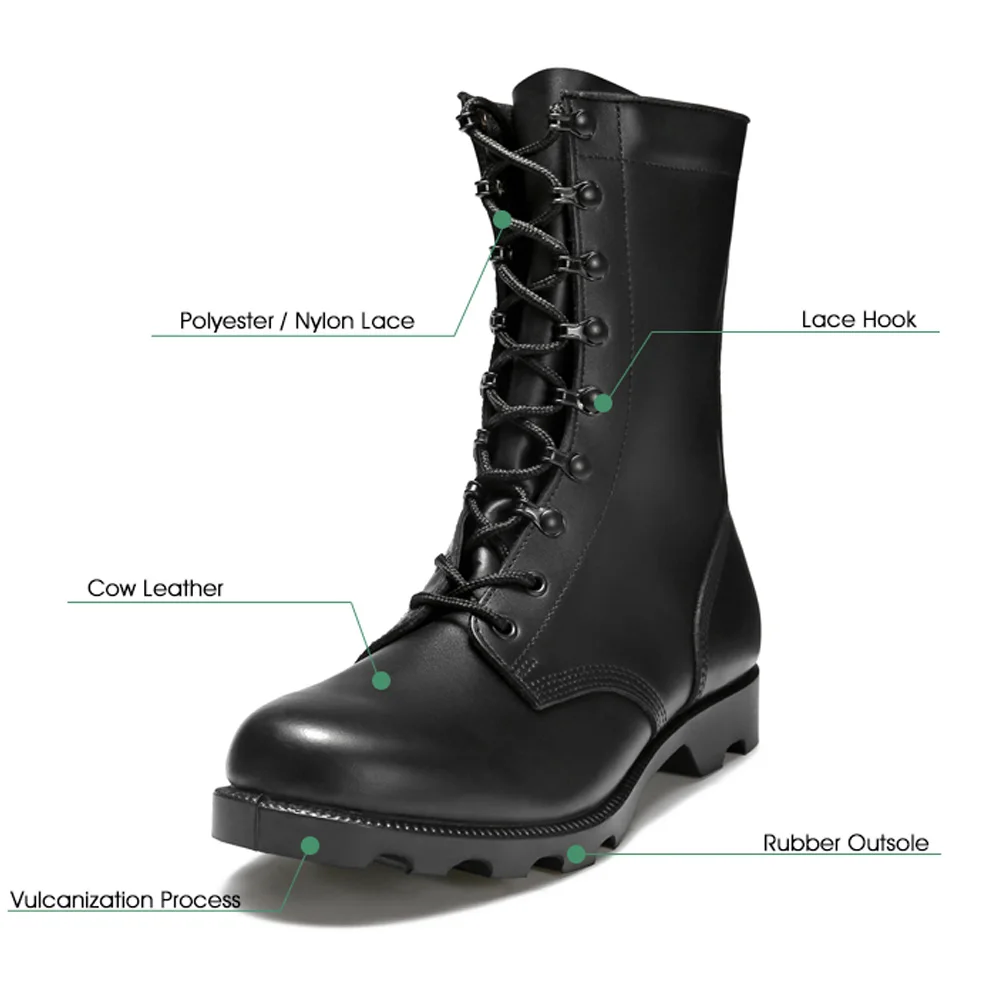 XINXING Full Leather Black Safety Combat Tactical Boots| Alibaba.com