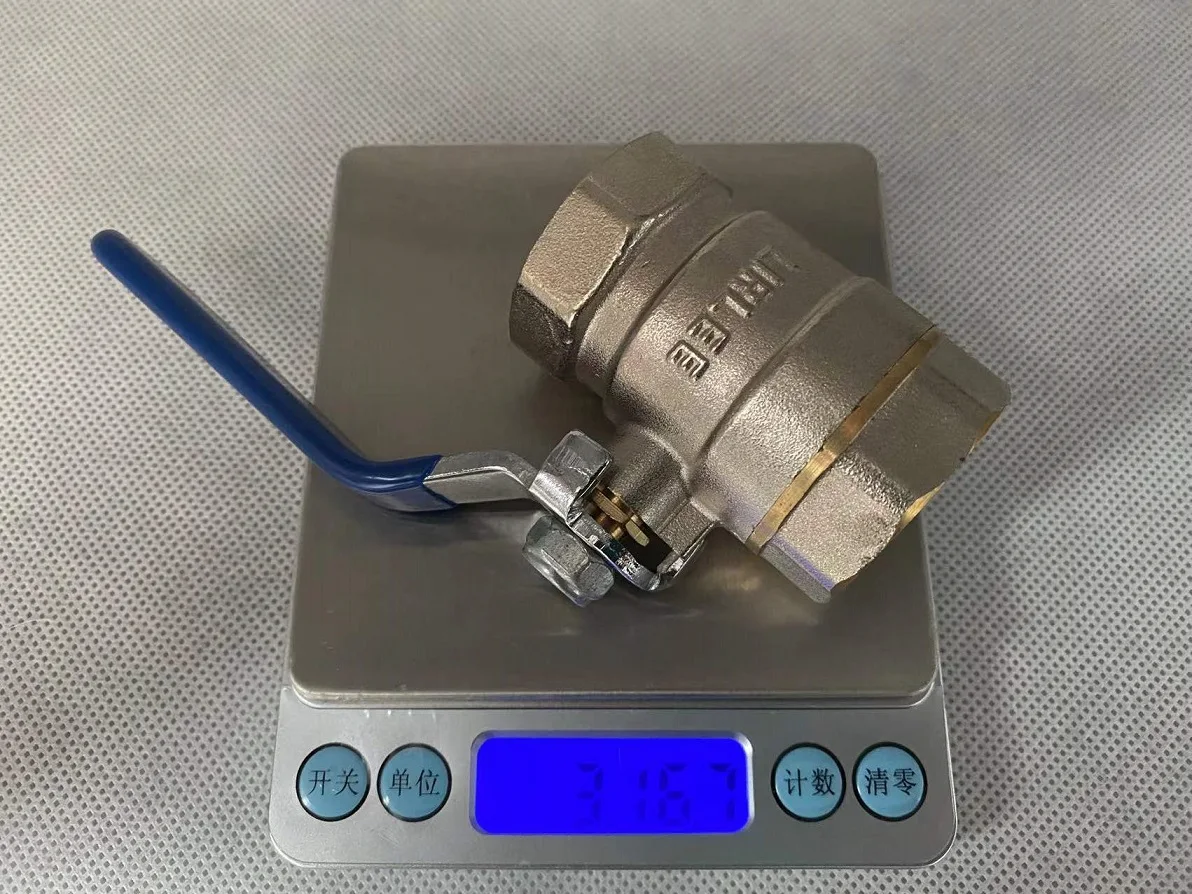 LIRLEE Durable BSPT NPT Female Thread Water Control Nickel Plated ...