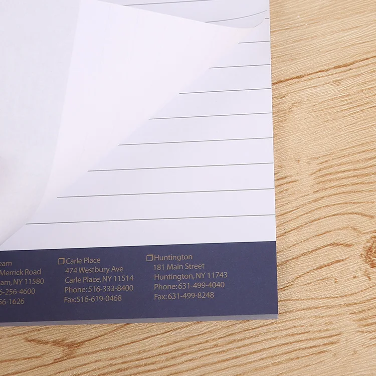 Custom Tear off Pads - Promotional Notepads for Hotels