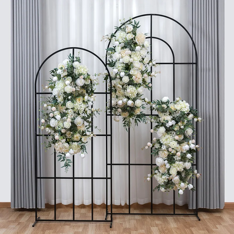 White Customized Artificial Runner Flowers Wedding Table Centerpieces ...
