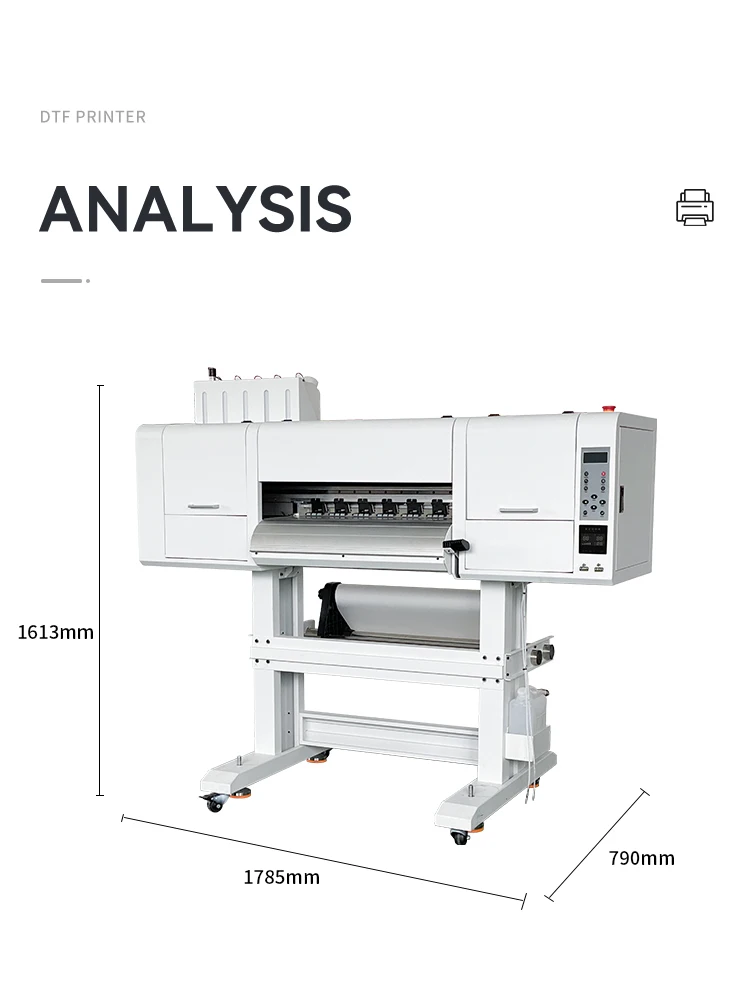 Dual Print Head I3200 DTF Printer - 60cm Fast Printing