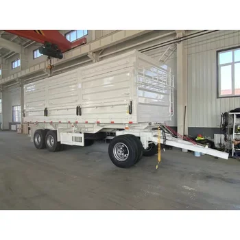 Factory Supply Utility Hydraulic Cylinder Two Axles Draw Bar Side ...