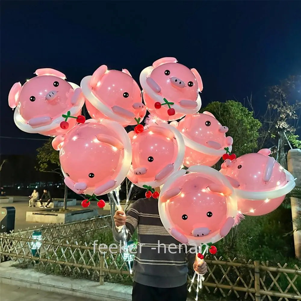 Ball Valentines Day Balloons Bobo Balloon For Cake Decoration - Buy ...