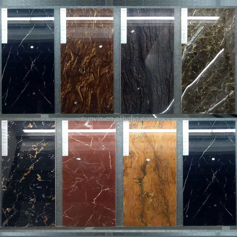 Large Red Marble 60x120 Polished Porcelain Floor Tiles - Modern Design ...