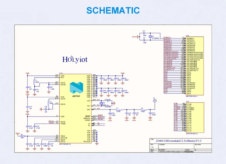 Holyiot Nrf5340 BLE Module - Ultra-Low Power Iot Solutions