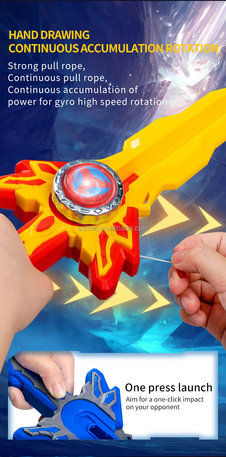 Multi Player Fighting Sword - Battle Gyro Toy for Kids