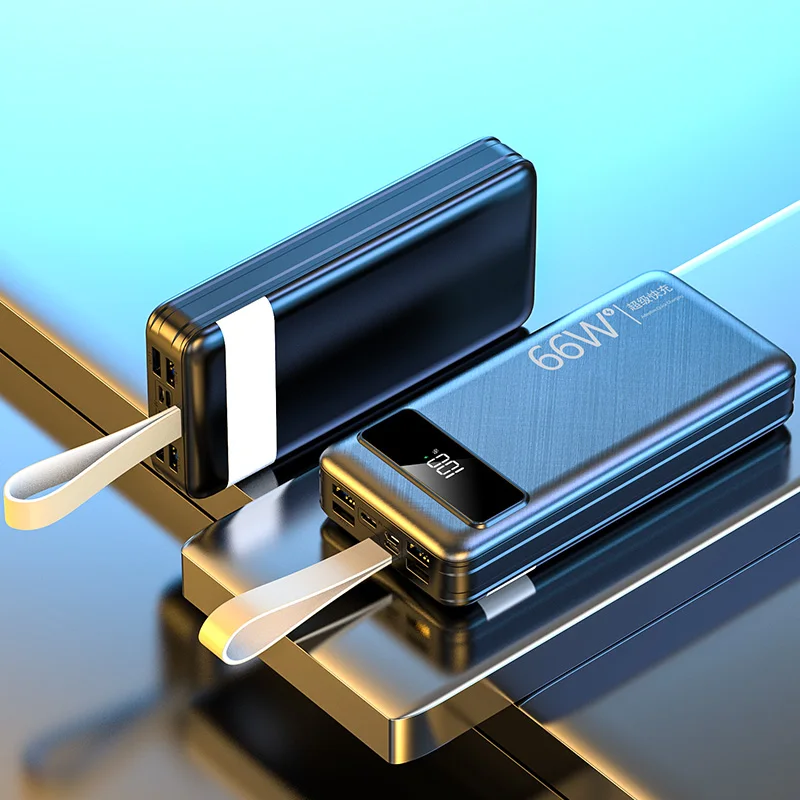 2024 30000mah Power Bank - Fast Charging with LED Display