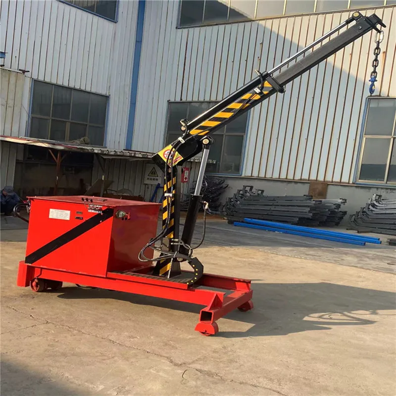 Grúa pequeña hidráulica portátil para suelo, equipo de elevación de ...