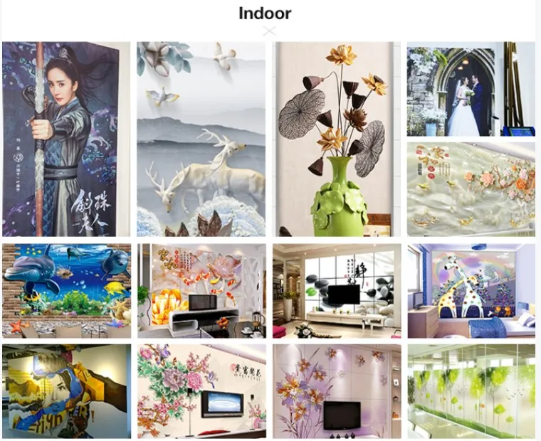 Flexible Wall Inkjet Printer - High Productivity & Multicolor