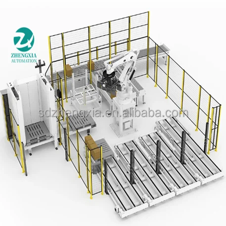 Pallet Palletizer Stacker Robot for Cartons Bags Box Can De Automatic ...