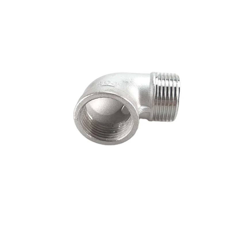 90 Degree Reducing Elbow Threaded Pipe Fitting Stainless Steel M/F ...