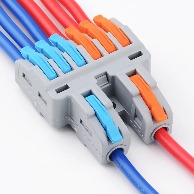 Compact Connection Splice Wire Terminal Block Universal Quick Cable ...