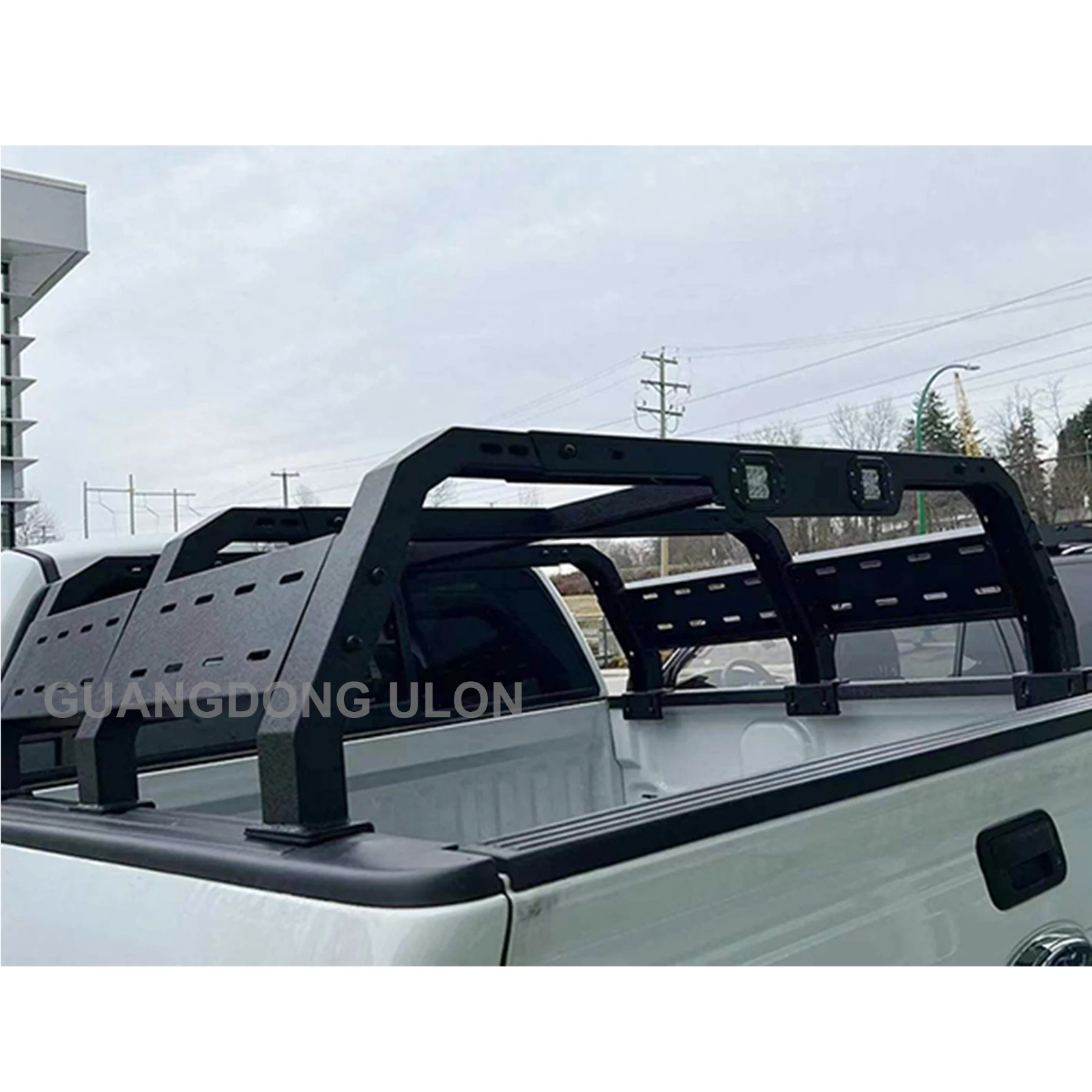 Universal Pickup Truck Bed Roll Bar Tub Rack Adjustable Bed Ladder Rack ...