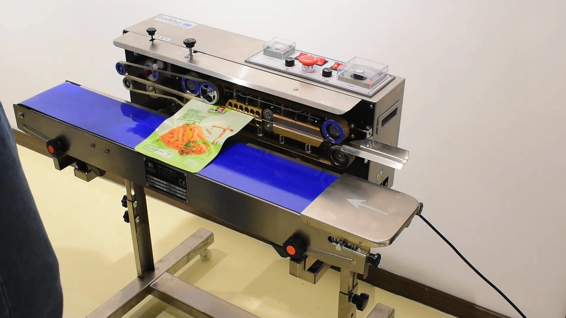 Brother Automatic Horizontal Solid Ink Coding Continuous Aluminum Foil ...