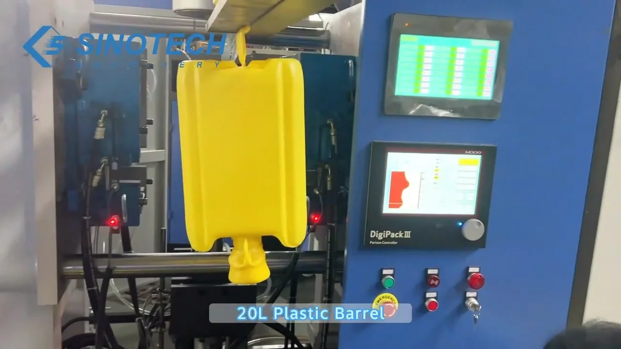 Plastic 10l 20l 30l Hdpe Pe Pp Drum Jerrycan Oil Bottle Blow Molding Machine With Factory Supply ...