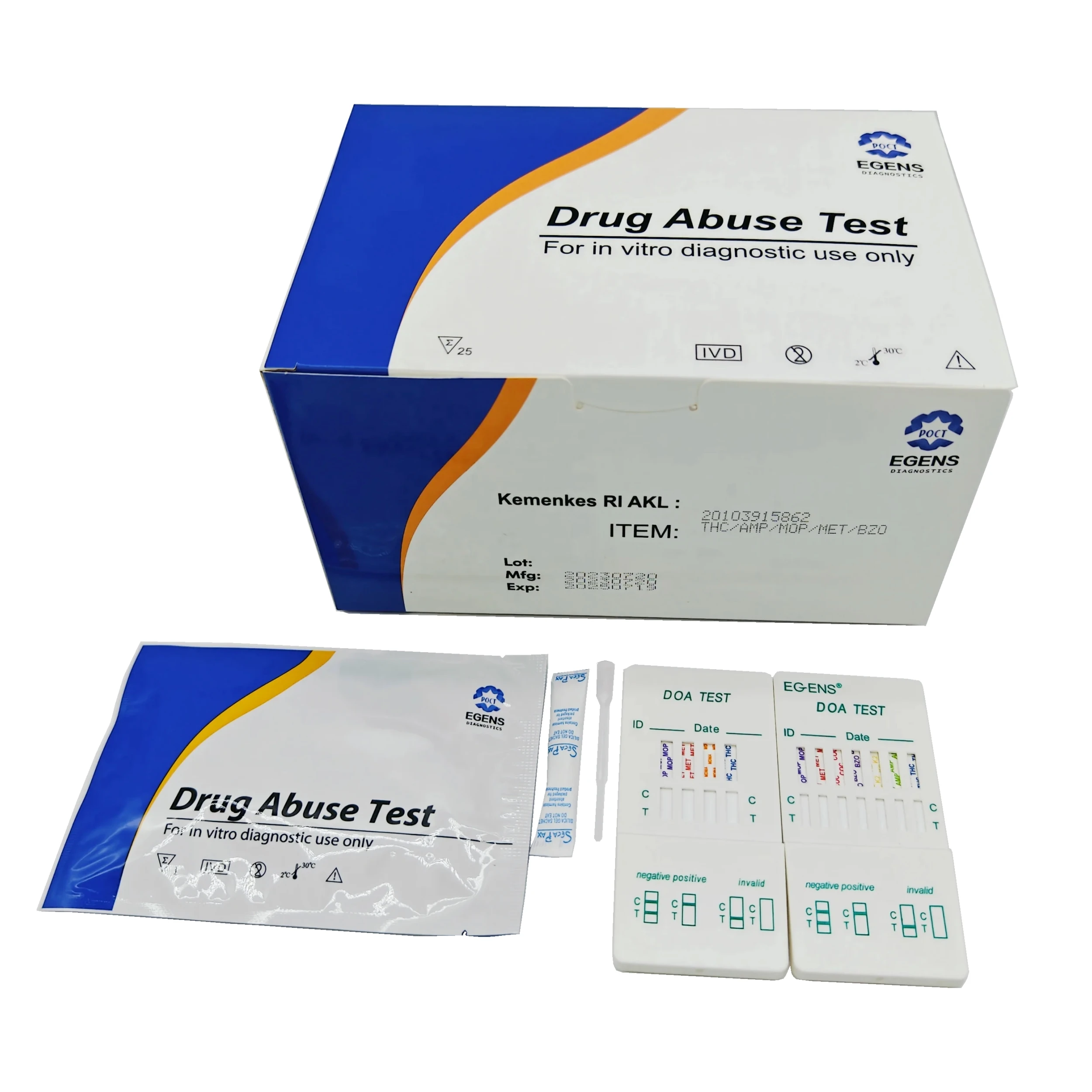 High Accuracy THC Test Strips - Rapid Urine Drug Abuse Test