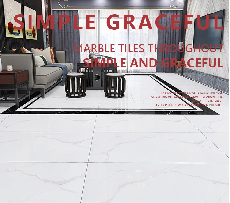600x1200mm Polished Porcelain Tiles - Luxury & Durability