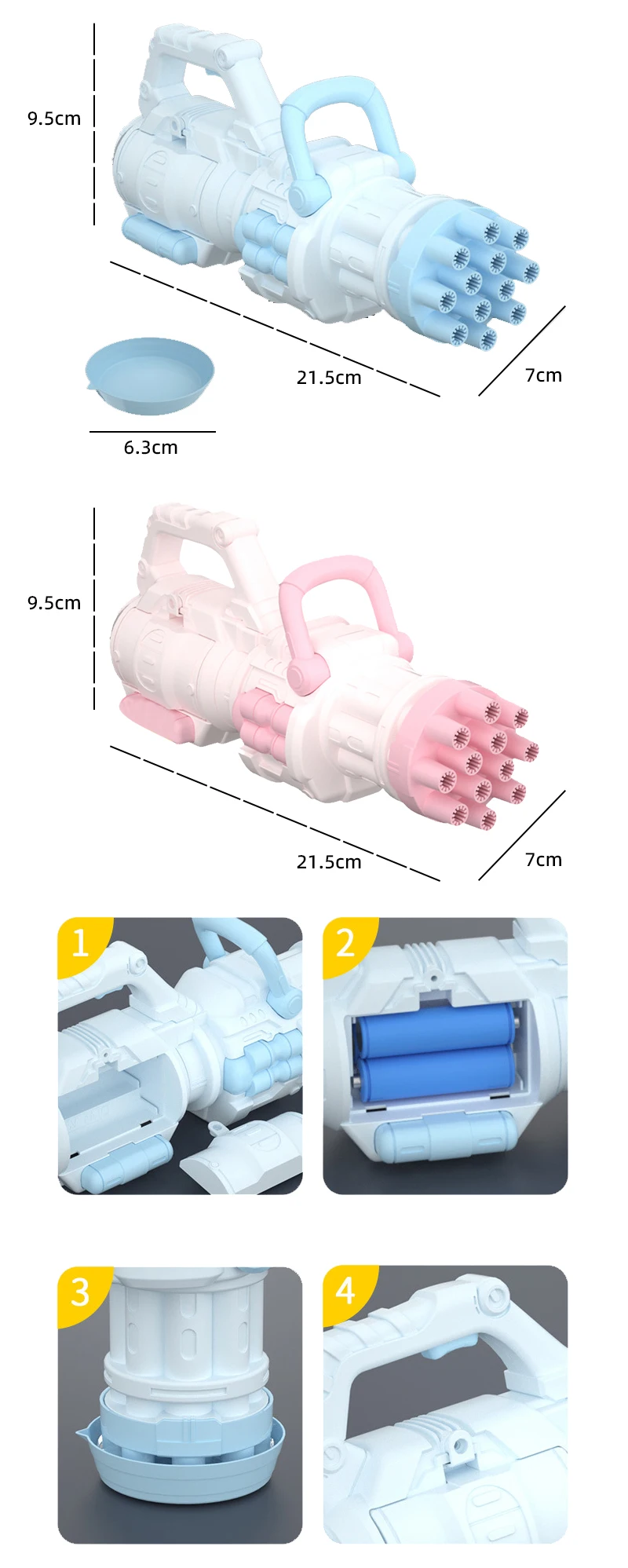 TIK Tok Electric Bubble Maker - Fun Outdoor Toy for Kids