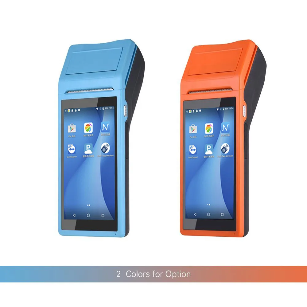 Handheld 5.5 Inch Pos Terminal Machine Smart Android Pos System Android ...