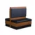Bead Board Back Platform Seat Double Deuce Wood Restaurant Booth Seat ...