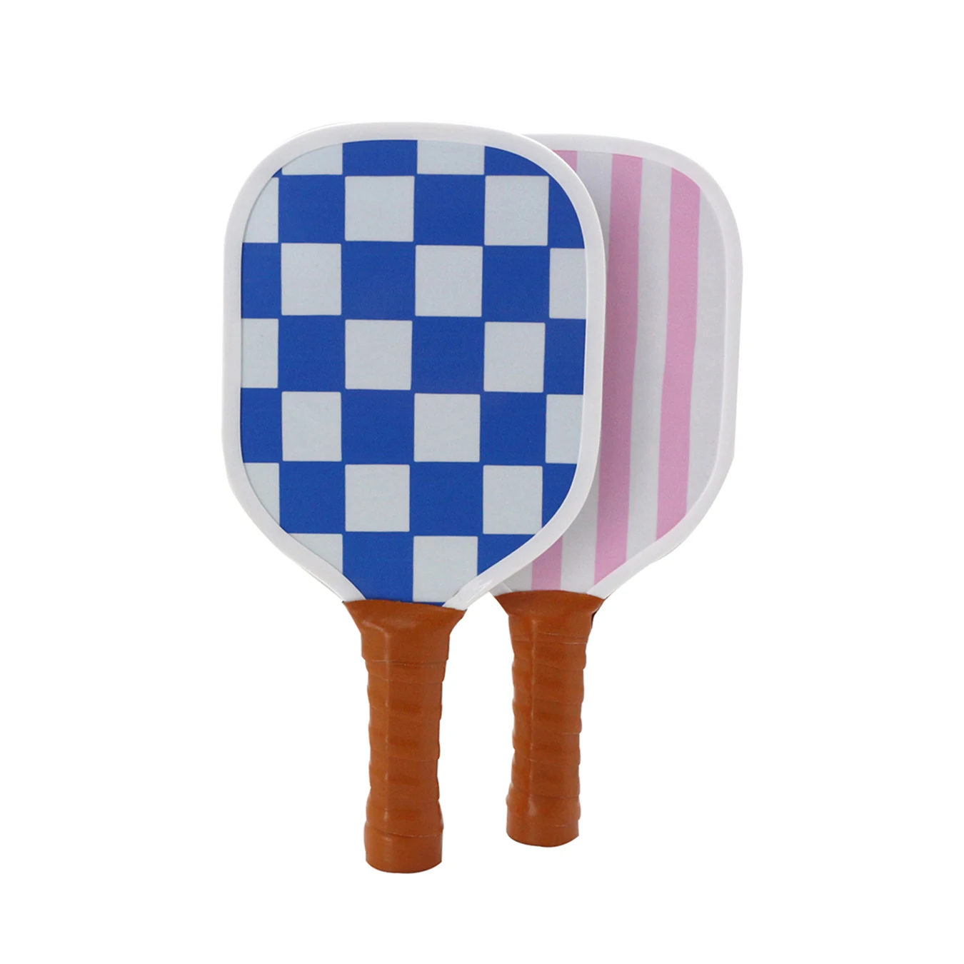 Wooden Mini Size Toy Pickleball Game Set 2 Paddles For Kids For ...