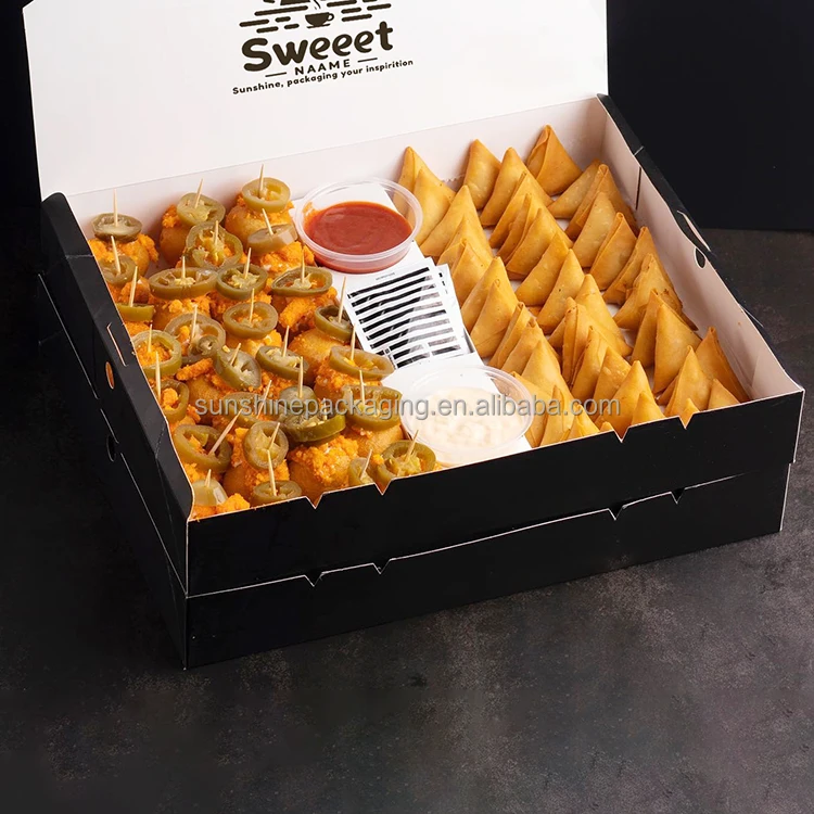 Custom Printed Takeaway Food Packaging Eco Friendly Small Samosa ...